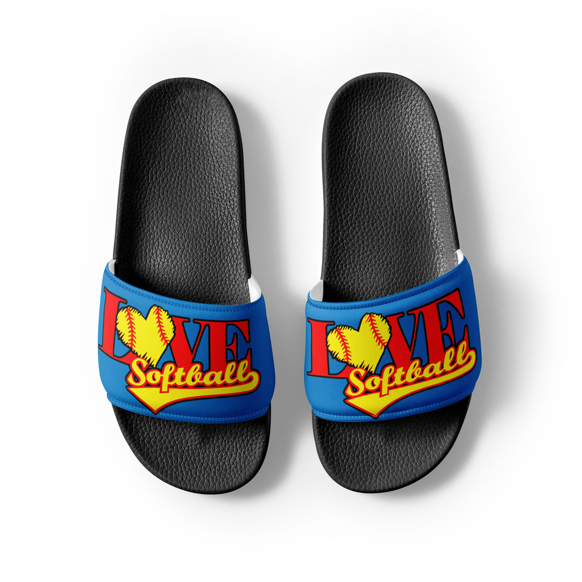 Love Softball Women's slides – Ball Field Tees and Apparel